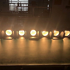 V-Show 200W Stage COB Par Light - Studio Lights Warm White DMX with Dimmable for Camera Photo Church Theater