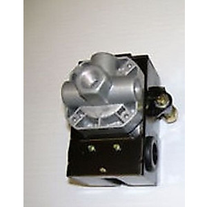 Air Compressor Pressure Control Switch 4 Ports 95-125 PSI w/ 0-200 PSI Gauge 150 PSI pop off valve