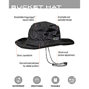 FROGG TOGGS Bucket Hat, Waterproof, Breathable, Sun Protection