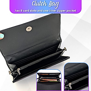 Reflective Crossbody Clutch/Luminous Shoulder Bag/Holographic Fashion Evening Handbag