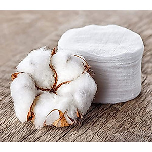 Organyc 100% Certified Organic Cotton Makeup Pads – Natural Unbleached Makeup Remover Rounds (70 Count)