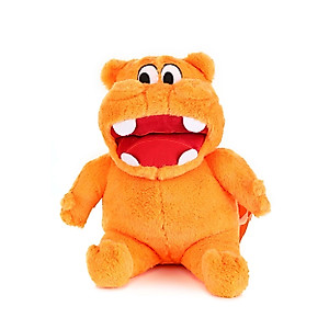 Orange Plush Backpack Hungry Hippos Standard