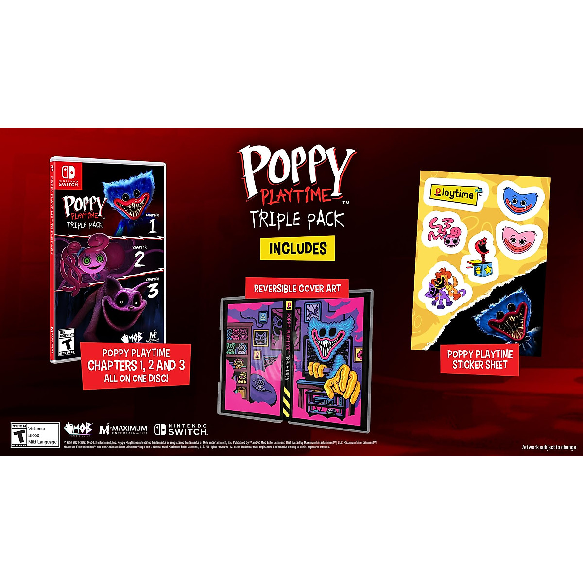 Poppy Playtime Triple Pack Nintendo Switch