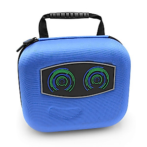CASEMATIX Blue Toy Case Compatible with 4 VTech KidiGo NexTag Game System Arm Units and Accessories - Includes Travel Case Only