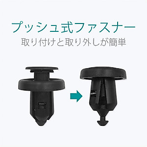 Lantee 20 Pcs Bumper Clips & Splash Shield Fasteners w/Metal Insert Replace Honda 91505-S9A-003 Fit for Accord Civic Crosstour CR-V CR-Z Element Fit HR-V Insight Odyssey Pilot Ridgeline