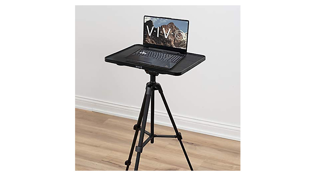 VIVO Projector & Laptop Stand | Adjustable Tilting Tripod
