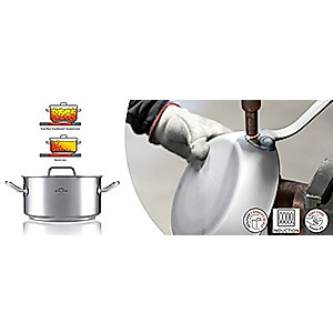 Kuhn Rikon "Montreux" With Insert 6.5 L Pasta Pot, 8.66", Silver