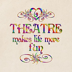 CafePress Theatre More Fun Tote-Bag Natural Canvas Tote-Bag,Shopping-Bag