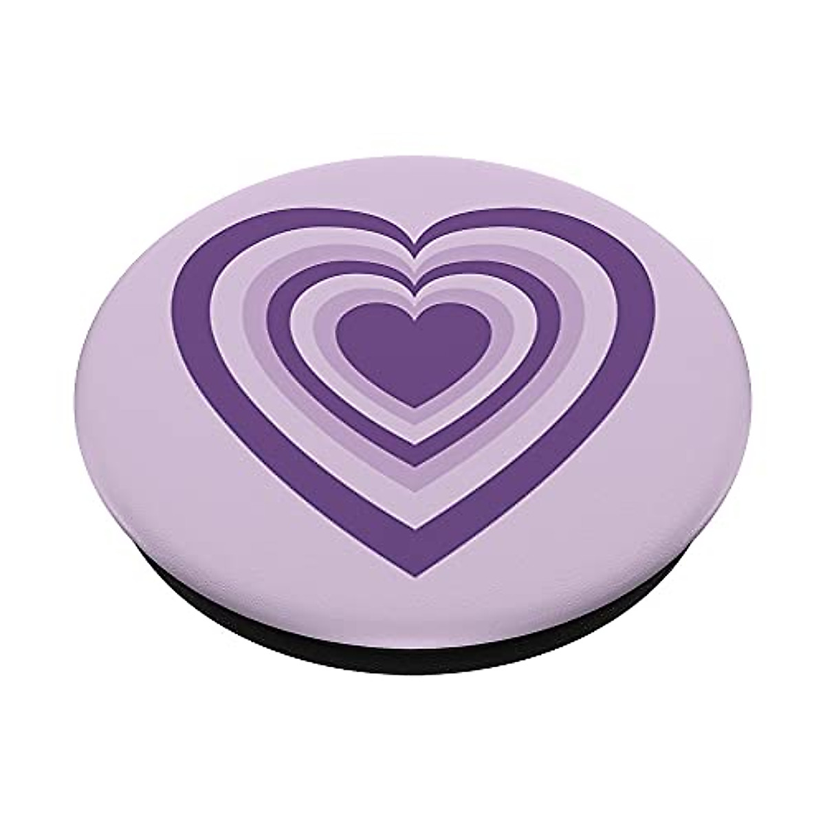 Lavender Purple Love Heart Coffee Latte Pattern PopSockets Swappable PopGrip