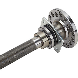 Speedway Motors Short 28 Spline Cut-to-Fit Axle with Bearing, Fits Ford 9 Inch, 29.51 Inch Natural Finish Short Axle, New Bearing Style Ends, Sold Individually