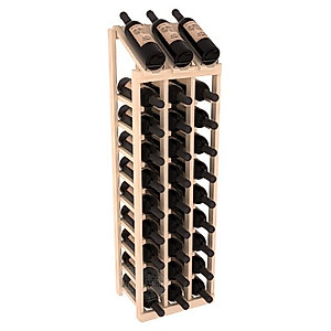 Wine Racks America® Pine 3 Column 10 Row Display Top Kit. Unstained