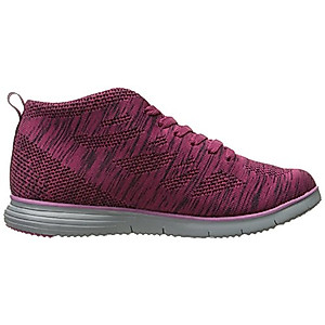 Propét Women's TravelFit Hi Walking Shoe, Berry, 6 2E US