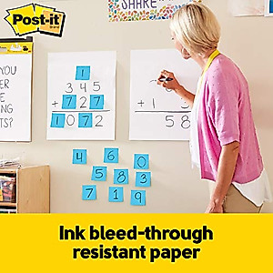 Post-it Super Sticky Mini Meeting Chart 577SS, 38.1 cm x 45.7 cm, 20 Sheets/Pad, 1 Pad, Suitable for Home Learning and Virtual Meetings