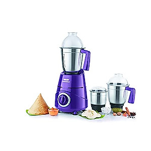USHA Thunderbolt 800-Watt Copper Motor Mixer Grinder with 3 Jars and 5 Years Motor Warranty with 110V plug usa canada