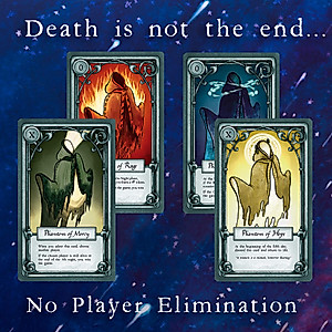 Wolves of Mercia - Ultimate Werewolf Social Deduction Strategy & Murder Mystery Board Game - 49 Jumbo Tarot Cards - Thrilling Large Group Game for 5-16 Players for Parties & Family Game Night