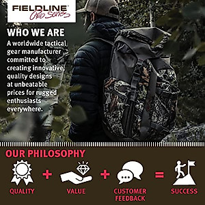 Fieldline Treeline Womens Hunting Backpack PRO Series | Tactical Backpack for Women and Men | Camo Backpack for Hunting | Heavy Duty Army Backpack | 31.8L Capacity