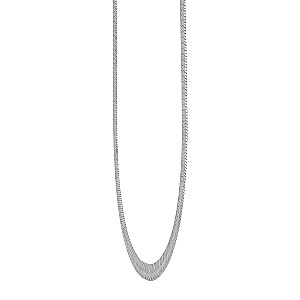 Silpada 'Herringbone Circle' Chain Necklace in Sterling Silver, 18"+ 2"