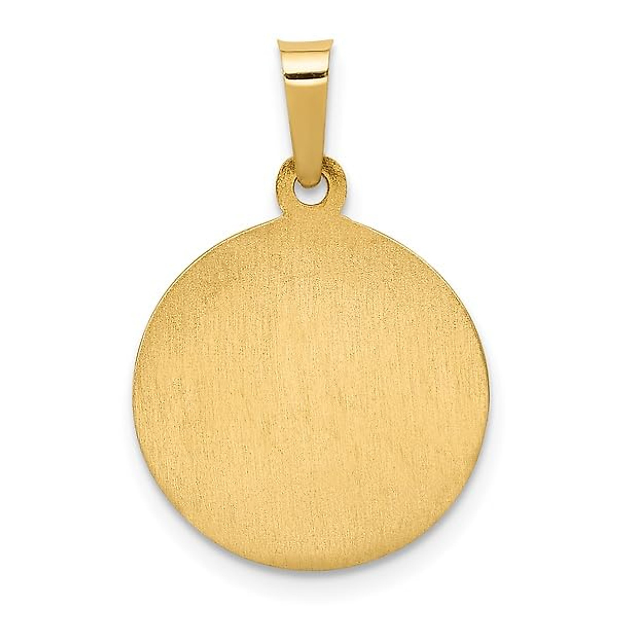 IceCarats 14K Yellow Gold Saint Anne Medal Necklace Charm Pendant 22.75mm x 15.5mm Only