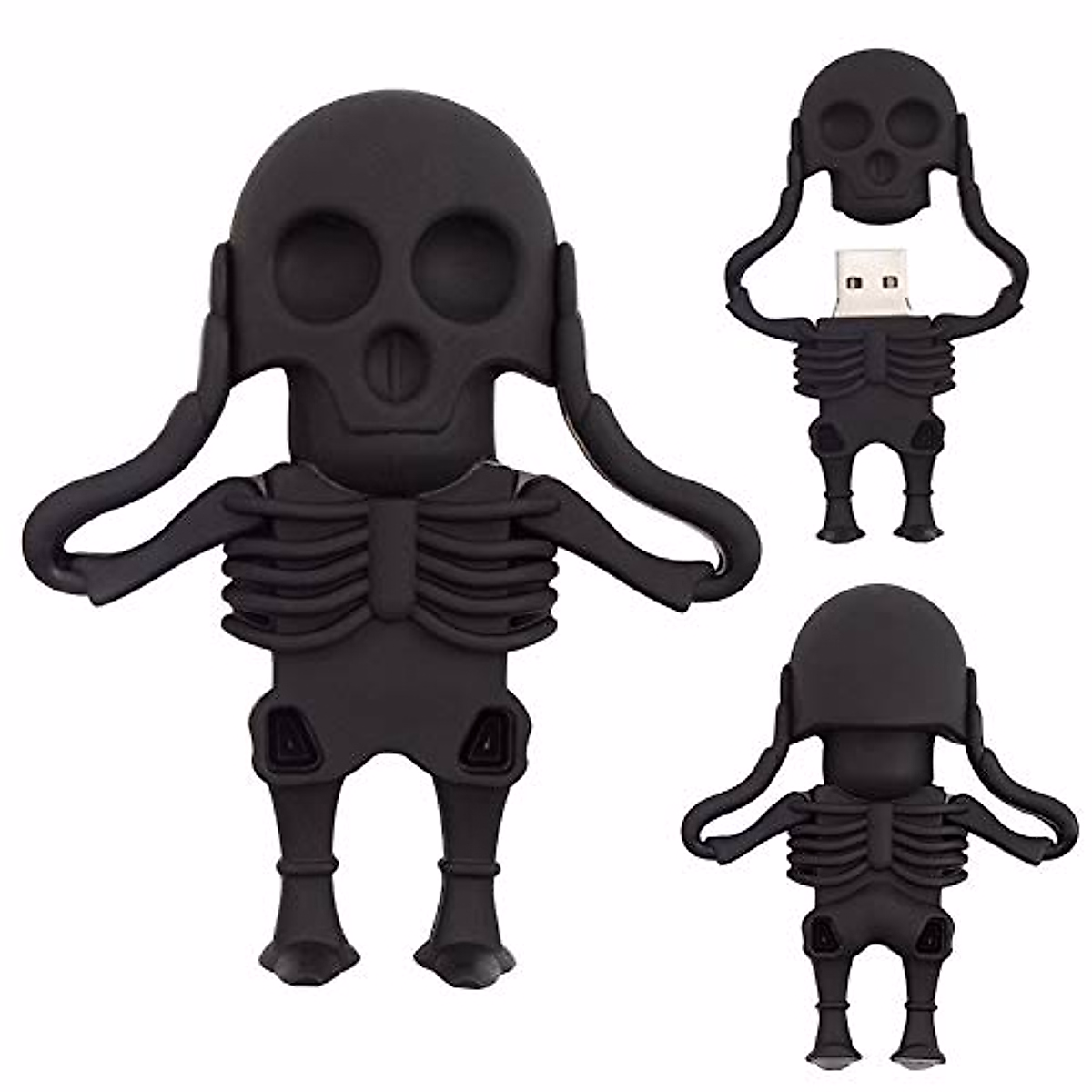 LEIZHAN Cool USB Flash Drive 16GB Skeleton Shape Thumb Drive Computer Memory Stick Data Storgage Gift Pendrive for Teachers, Students, Family and Friends