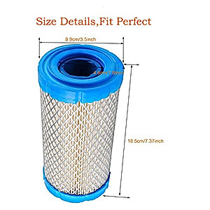 Podoy M113621 Air Filter for Compatible with Exmark Kohler Kawasaki Stens Toro 25 083 02-S 100-533 11013-7029 M113621 11013-7029 108-3811 820263 Lawn Mower