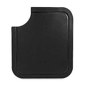 Camco RV/Marine Sink Mate 12½-Inches x 14 ½-Inches Cutting Board - Fits Securely Over Your RV or Boat's Kitchen Sink - Ideal for Cleaning, Carving and Chopping - Black (43858)