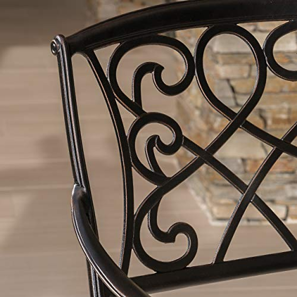 Christopher Knight Home Santa Maria Barstool, Shiny Copper