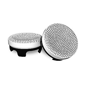 KontrolFreek Clutch for Playstation 5 (PS5) and Playstation 4 (PS4) Controller | Performance Thumbsticks | 2 Low-Rise Concave | Black & White