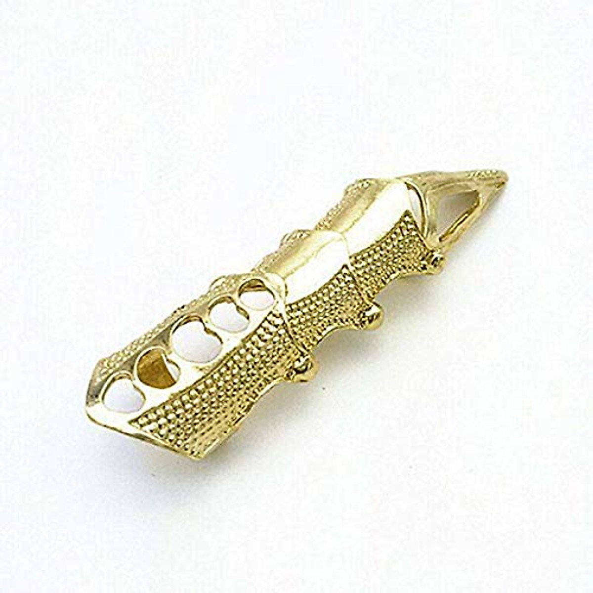 Barhunkft(TM) Punk Gothic Rings Rock Scroll Joint Armor Knuckle Metal Full Finger Claw Ring(Random Color)