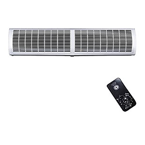 Lamps Door Hanging Air Curtain, Low Noise, Remote Control, Dustproof, Anti-Odor, Fresh Air (Size : 60")