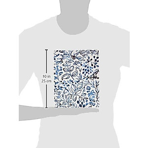 Fringe Wc Indigo Leaf Lg Paperback Journal (841028)