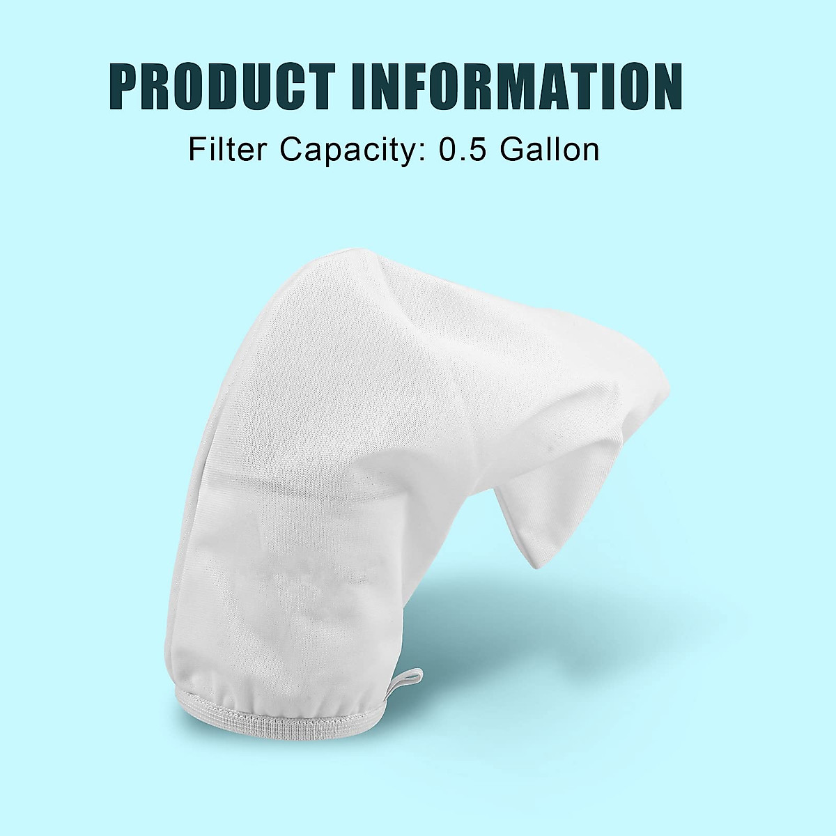 TOYMIS Handheld Pool Vacuum Filter for AIPER, Pool Cleaner Filter Bag Reusable Fine Mesh Replacement Bags Nylon Pool Leaf Vacuum Bag for Swimming Pool