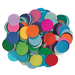 Spectra Bleeding Tissue Shapes Assortment, 25 Assorted Colors, Assorted Sizes & Shapes, 1.1 Lbs.