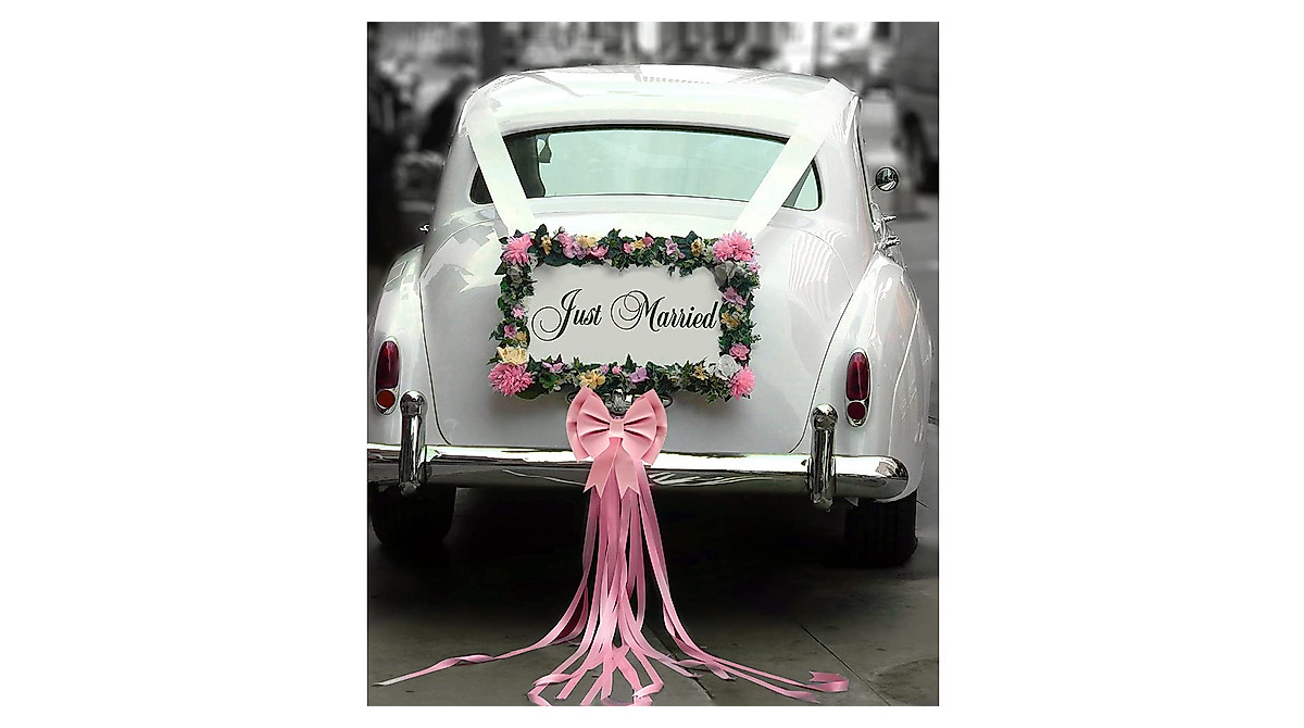 TONIFUL 8-Inch Pink Bow - Perfect for Gift & Party Decor