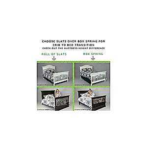 Full-Size Conversion Kit Bed Rails Compatible with Oxford Baby, Soho Baby, Ozlo Baby & Avalon Baby Cribs | See Description for List of Compatible Cribs (Midnight Slate - Harlow)