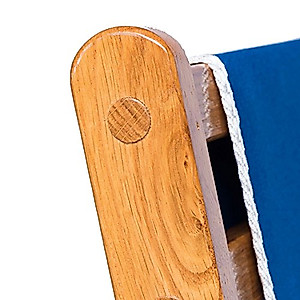 Frankford Umbrellas Heavy Duty Commercial Grade Oak Wooden Beach Chair Folding