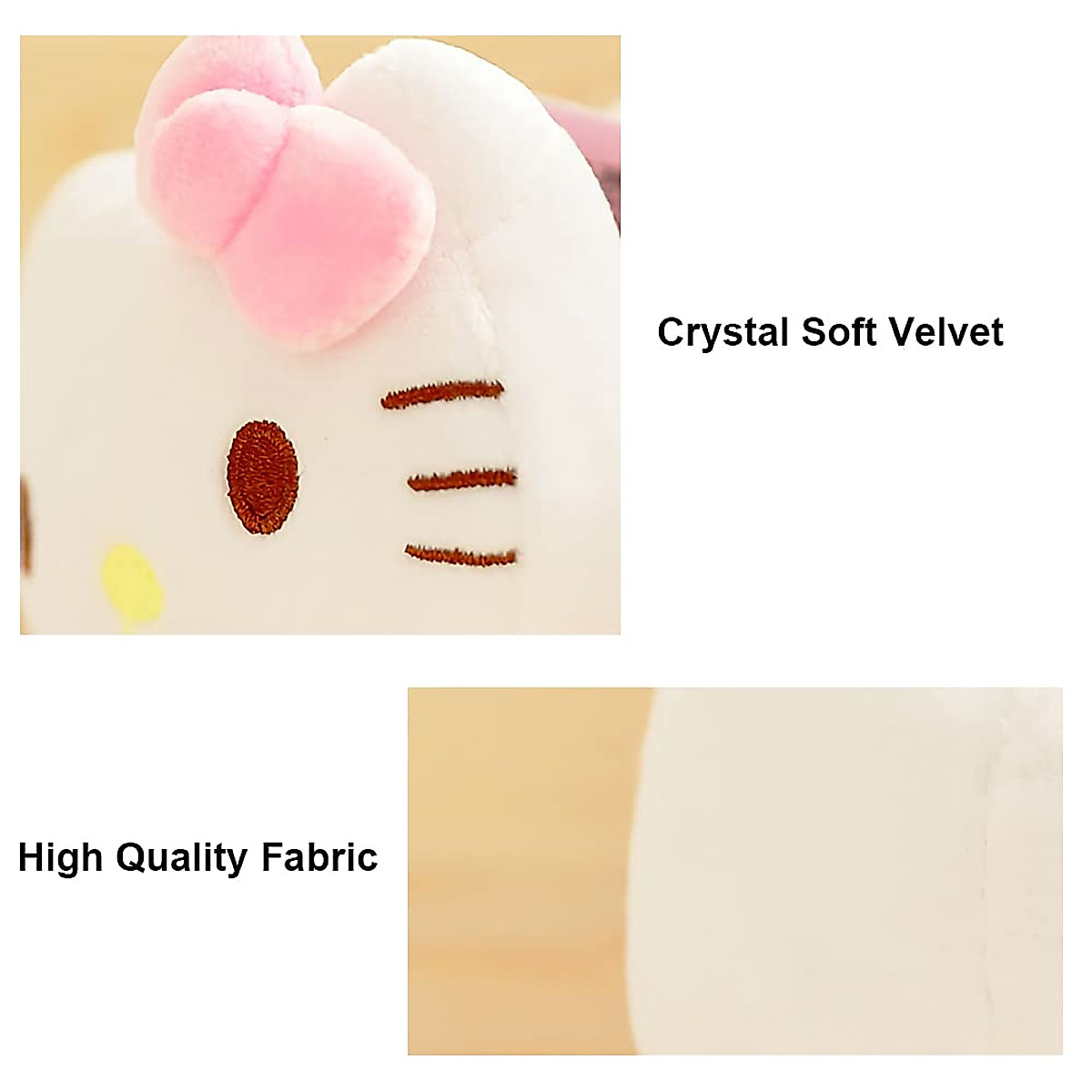 AmBealla Cartoon Keychain Pendant Doll cute Classic Plush Doll Cute Accessories Key Ring Pendant (Pink)