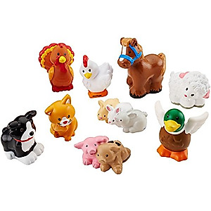 Fisher-Price Little People Farm Animal Friends with Baby Bunnies & Piglets
