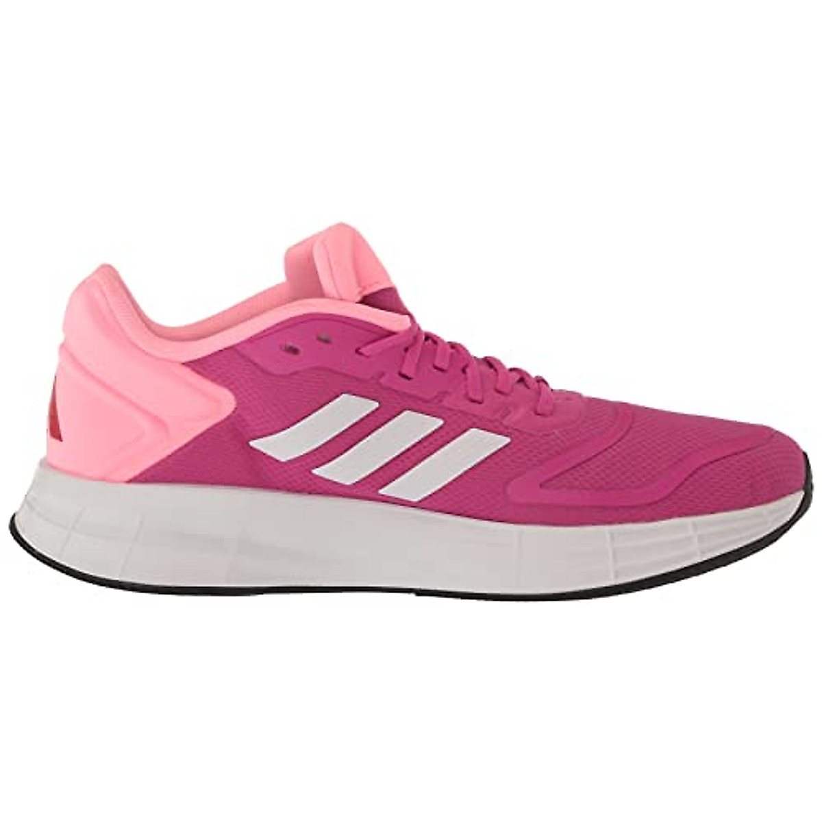 adidas Women's Duramo SL 2.0 Sneaker, Lucid Fuchsia/White/Beam Pink, 9