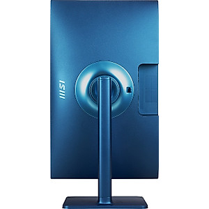 MSI Modern MD241P Ultramarine, 24" Monitor, 1920 x 1080 (FHD), IPS, 75Hz, TUV Certified Eyesight Protection, 5ms, HDMI, USB C, Tilt, Swivel, Height Adjustable, Pivot