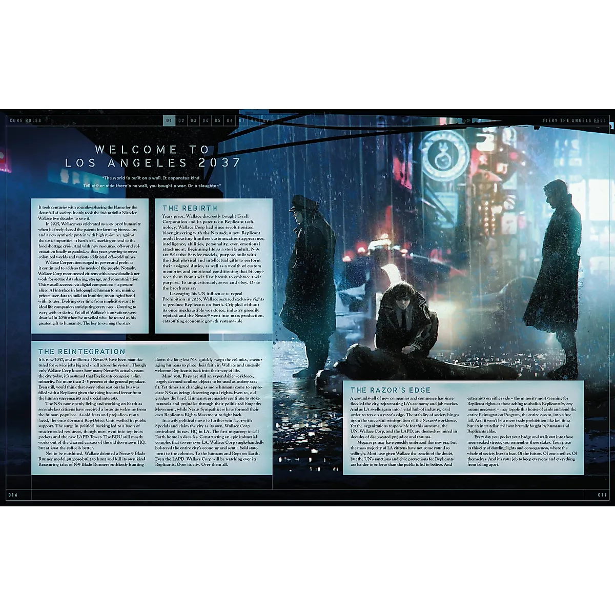 Free League Publishing Blade Runner Roleplaying Game Book for Fantasy Strategy Game, Adults, Family, Teens 16 Years and Up, SciFi RPG, Hardback