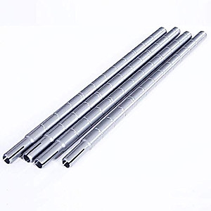 samanoya 4-Shelf Storage Rack,Adjustable Heavy Duty Storage Shelving Unit,Steel Organizer Wire Rack Use for Kitchen Pantry Laundry Garage Closet Utility (13.77" L x 9.84" W x 31.5" H)