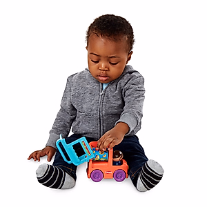 Playskool Fold 'n Roll Trucks Activity Toy Bundle of 2 Vehicles for Toddlers 12 Months and Up, Food and Ice Cream Truck Themes with 1 of Each (Amazon Exclusive)