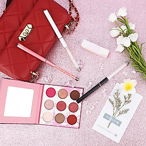 G2PLUS 3PCS Eyelash Brushes with Cap, Eye brow Brush, Eyelash Mascara Brushes Wands Applicator Makeup Tools for Travel