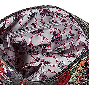 Vera Bradley Women's Cotton on the Go Crossbody Purse, Hope Blooms - Recycled Cotton, One Size