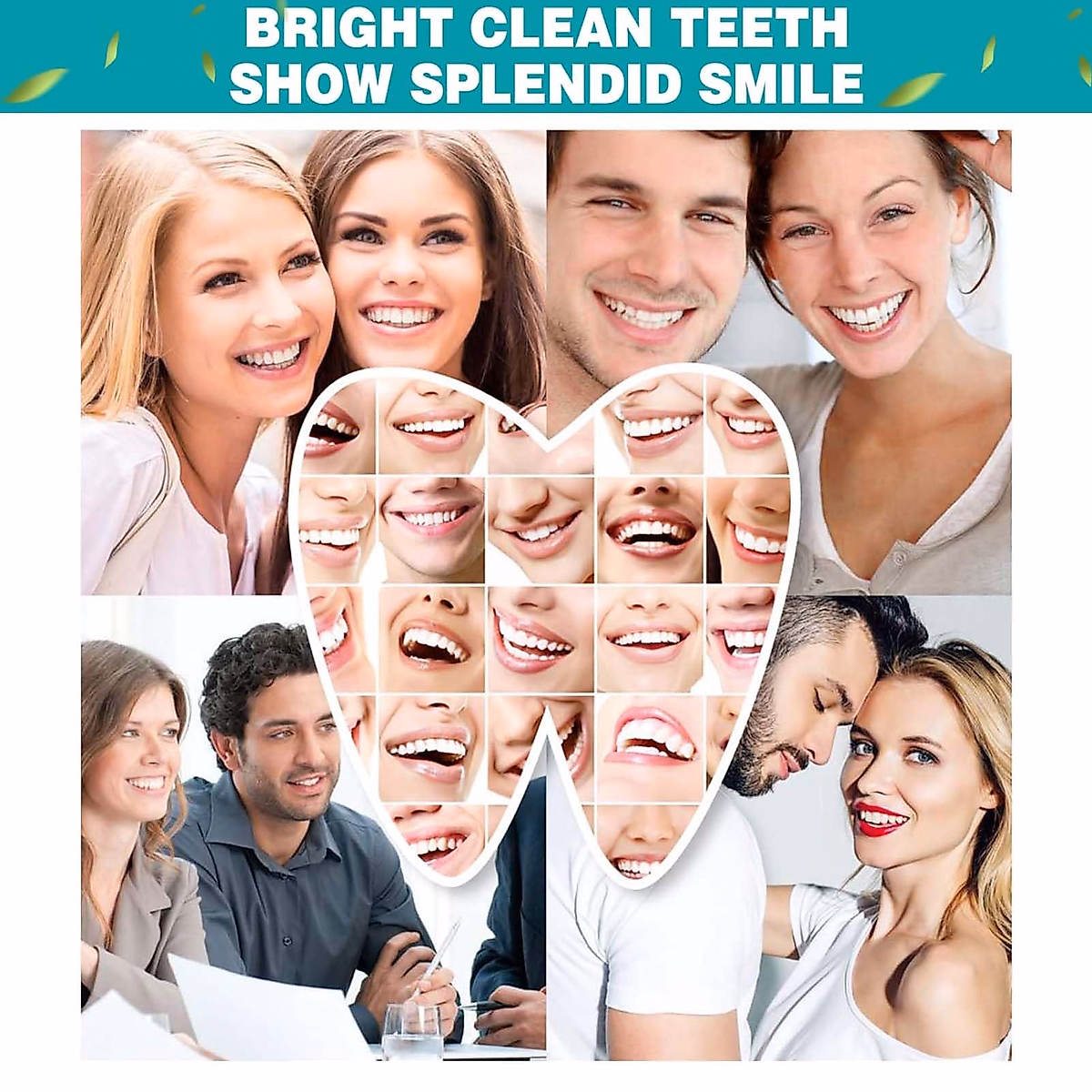 Ganbaro Moldable False Teeth, Teeth Repair Kit, Tooth Repair Granules, Temp Tooth Beads with 4 Dental Tools, Snap On Instant and Confident Smile