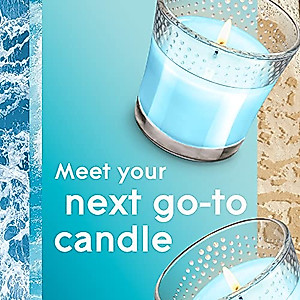 Glade Candle Jar, Air Freshener, Aqua Waves, 3.4 Oz, 2 Count