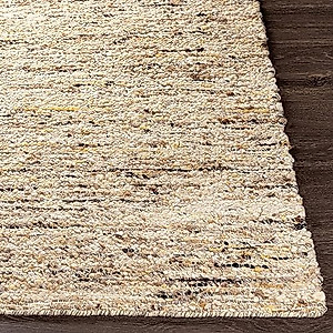 Mark&Day Wool Rugs, 8x10 Uderns Modern Camel Area Rug, Brown Grey Beige Carpet for Living Room, Bedroom or Kitchen (8' x 10')