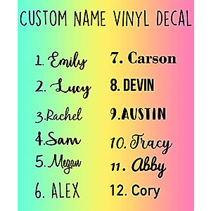 Personalized Custom Name Word Vinyl Decal