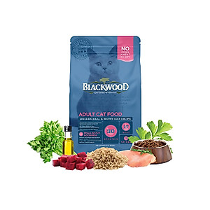 Blackwood Pet Cat Food Made In USA [Super Premium Dry Cat Food For Adult, Indoor, and Senior Cats], Chicken Meal and Brown Rice Recipe 13.23-Pound