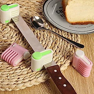Hand Tools Hand Tools Cake Bread Slicing Cutter Tools: 6pcs DIY Dessert 5 Layers Auxiliary Toast Slice Fixator Tool for Kitchen Gadgets Random Color Adjustable Dividers Bread Slicer Guide